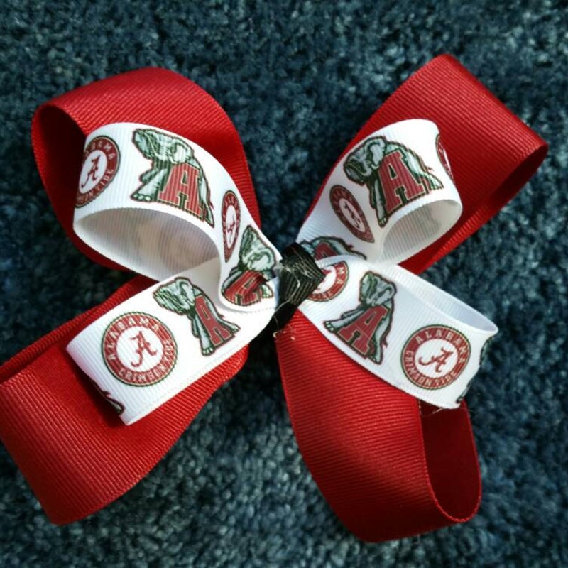 Alabama Hair Bow - Etsy