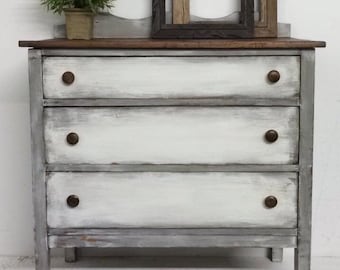 Distressed dresser | Etsy