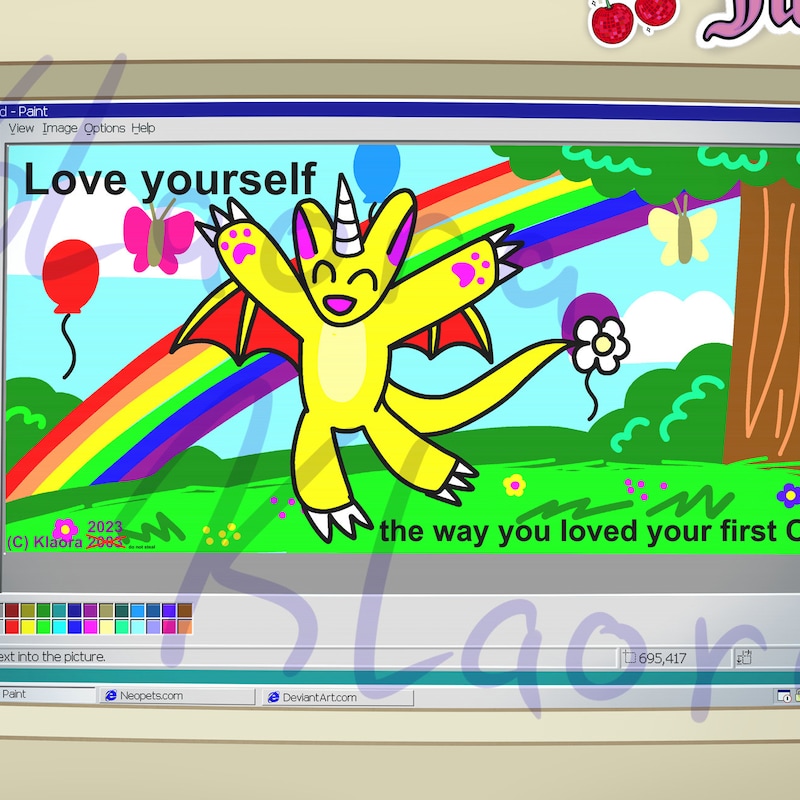 Ms Paint Mirror - Etsy