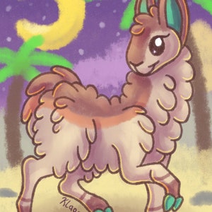 Custom Furry Dreamy Storybook Crayon Kidcore Digital Art Commission - Etsy