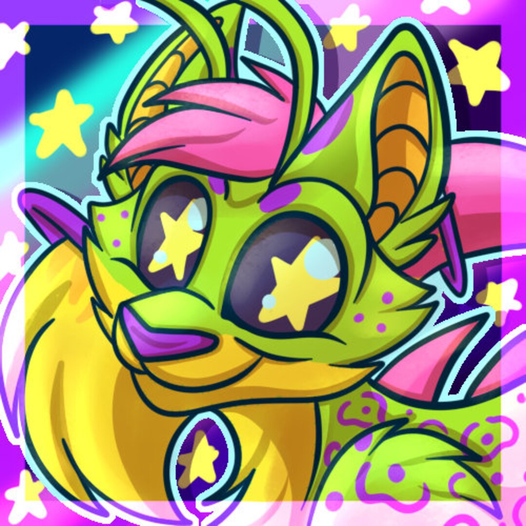 Custom Avatar Icon Furry Anime Cartoon Animal Headshot Fursona Persona ...