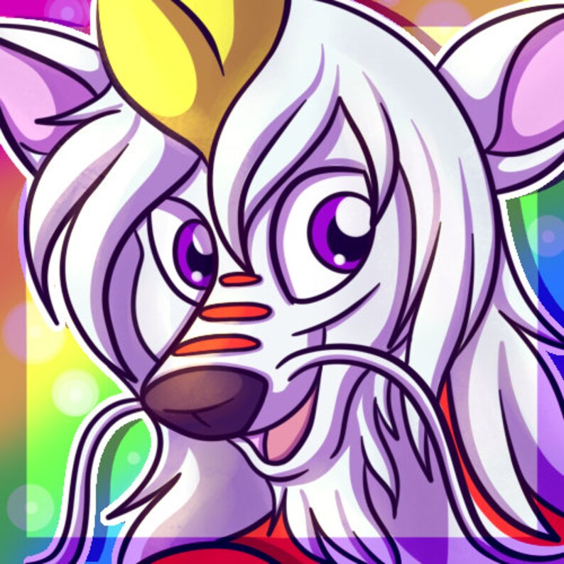 Custom Avatar Icon Furry Anime Cartoon Animal Headshot Fursona Persona ...