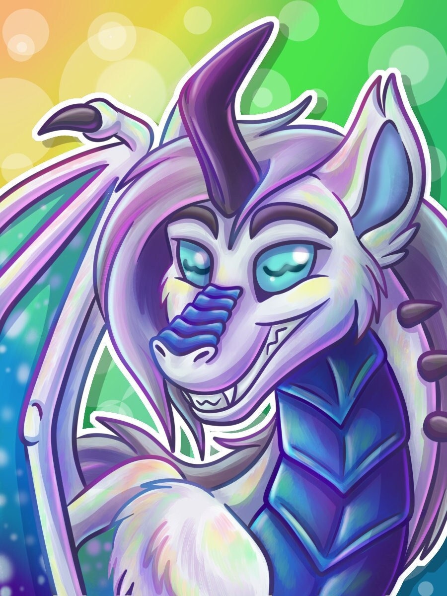 Custom Full Color Furry Bust Headshot Icon Commission - Etsy