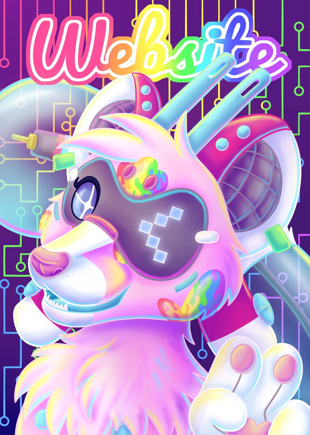Custom 80's 90's 2000's Lisa Rainbow Frank Inspired Custom Furry ...