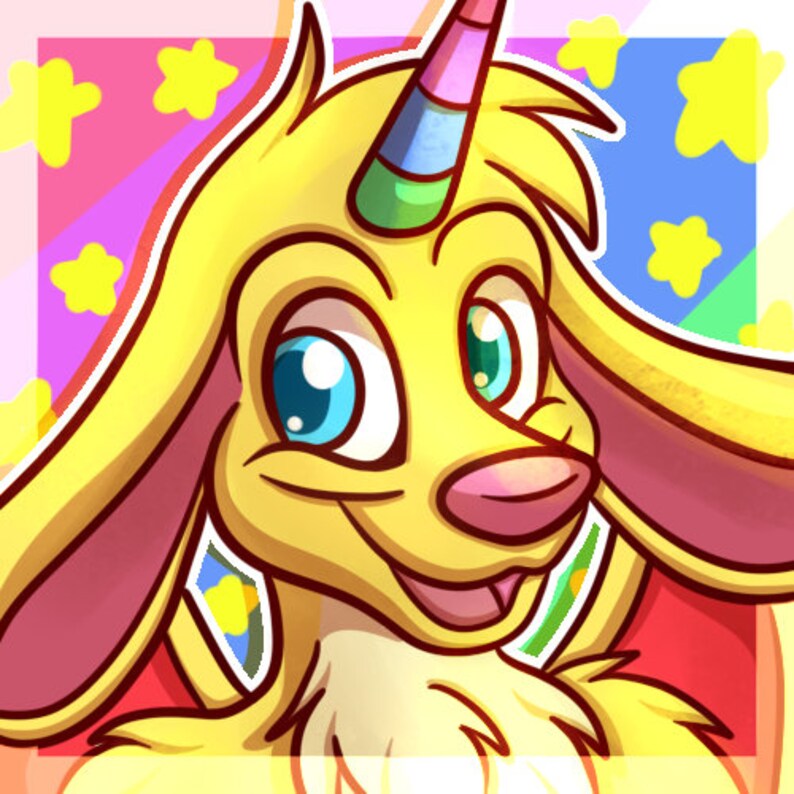 Custom Avatar Icon Furry Anime Cartoon Animal Headshot Fursona Persona ...