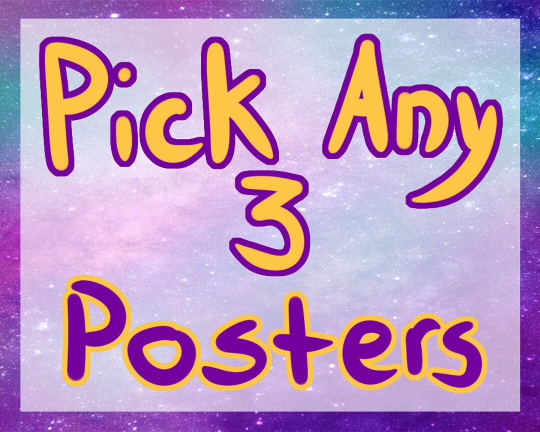 Pick Any 3 Poster Prints 11x17 Furry Puns - Etsy