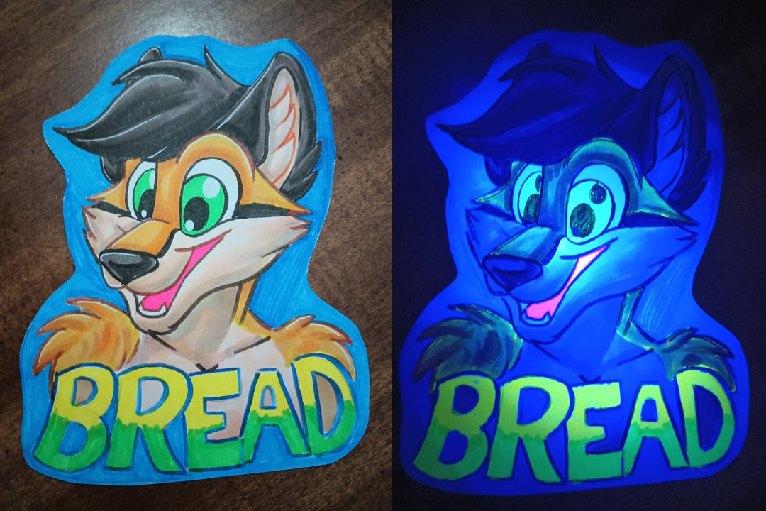 Furry UV Blacklight Fluorescent Glow Glitter Metallic Special Effects ...