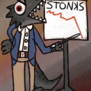 Custom Crayon Drawing Furry Art Badge Commission - Etsy