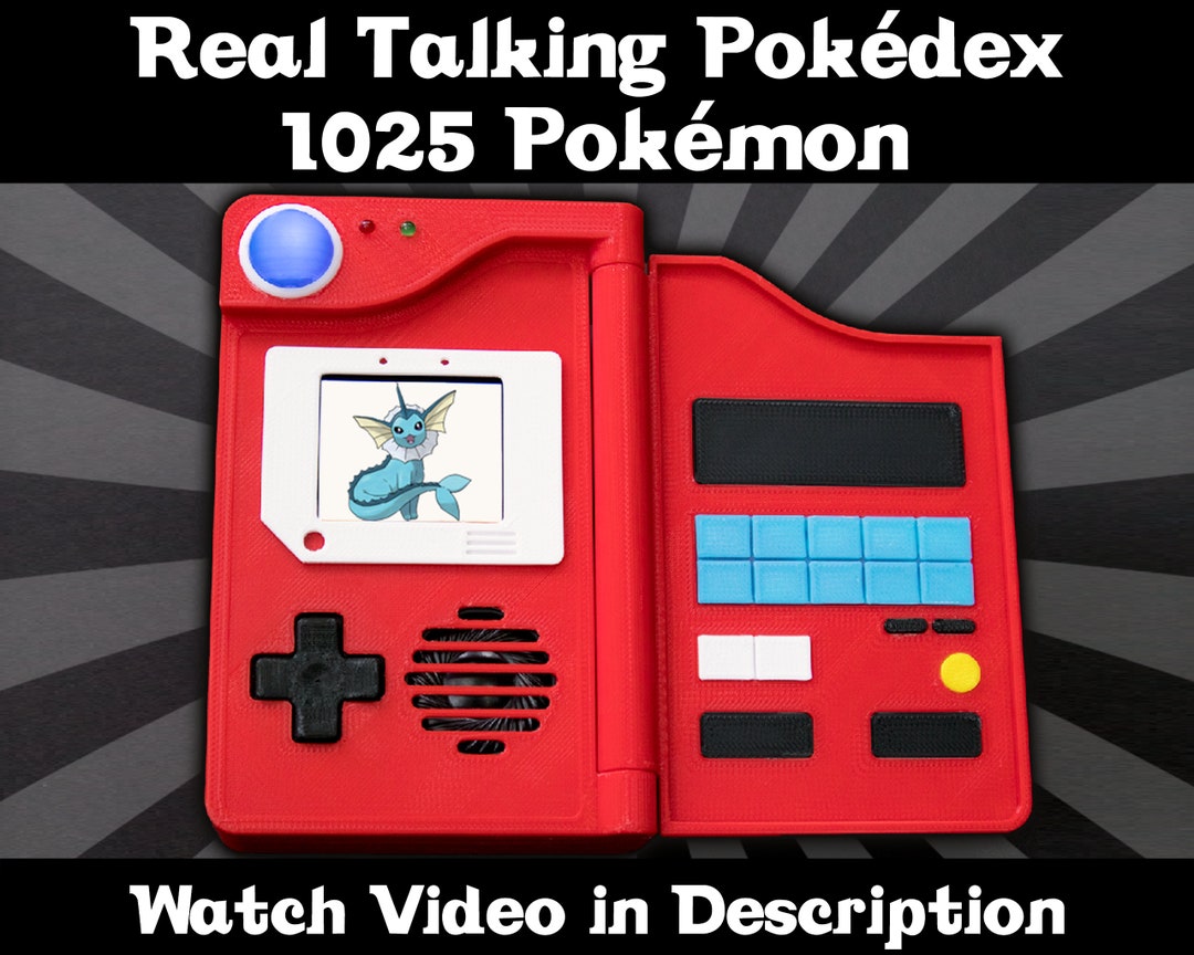Real Electronic Talking Pokédex 1025 Pokémon Fully Functional - Etsy