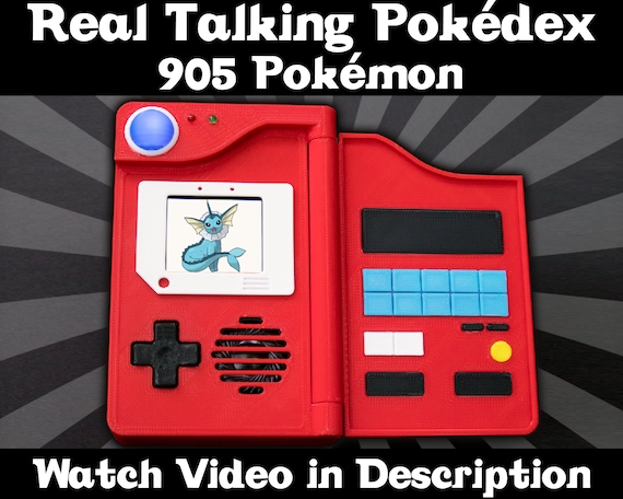 Real Electronic Talking Pokédex 905 Pokémon Fully - Etsy