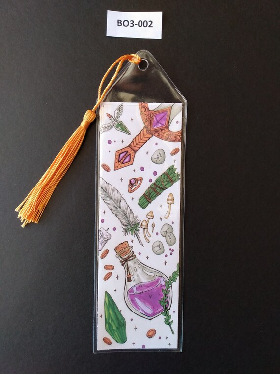 Fantasy Inventory Bookmark in Sleeve - Etsy