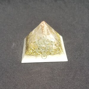 Orgonite® Pyramid Energy Healing Orgone® Pyramid Small Metatron ...