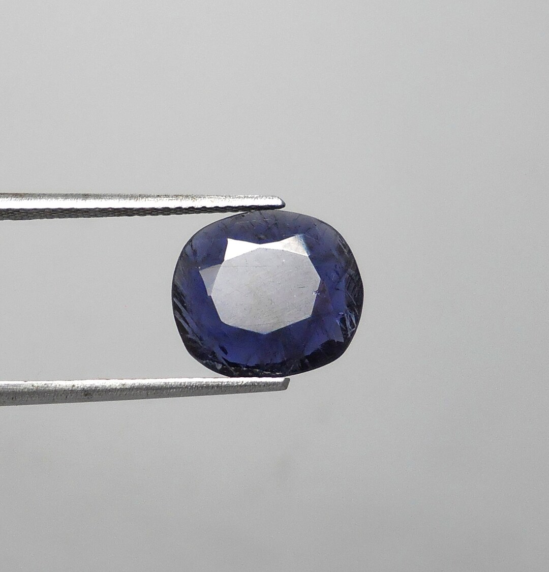 100%natural Iolite Gemstone Faceted Cushion Iolite Stone Faceted Iolite ...