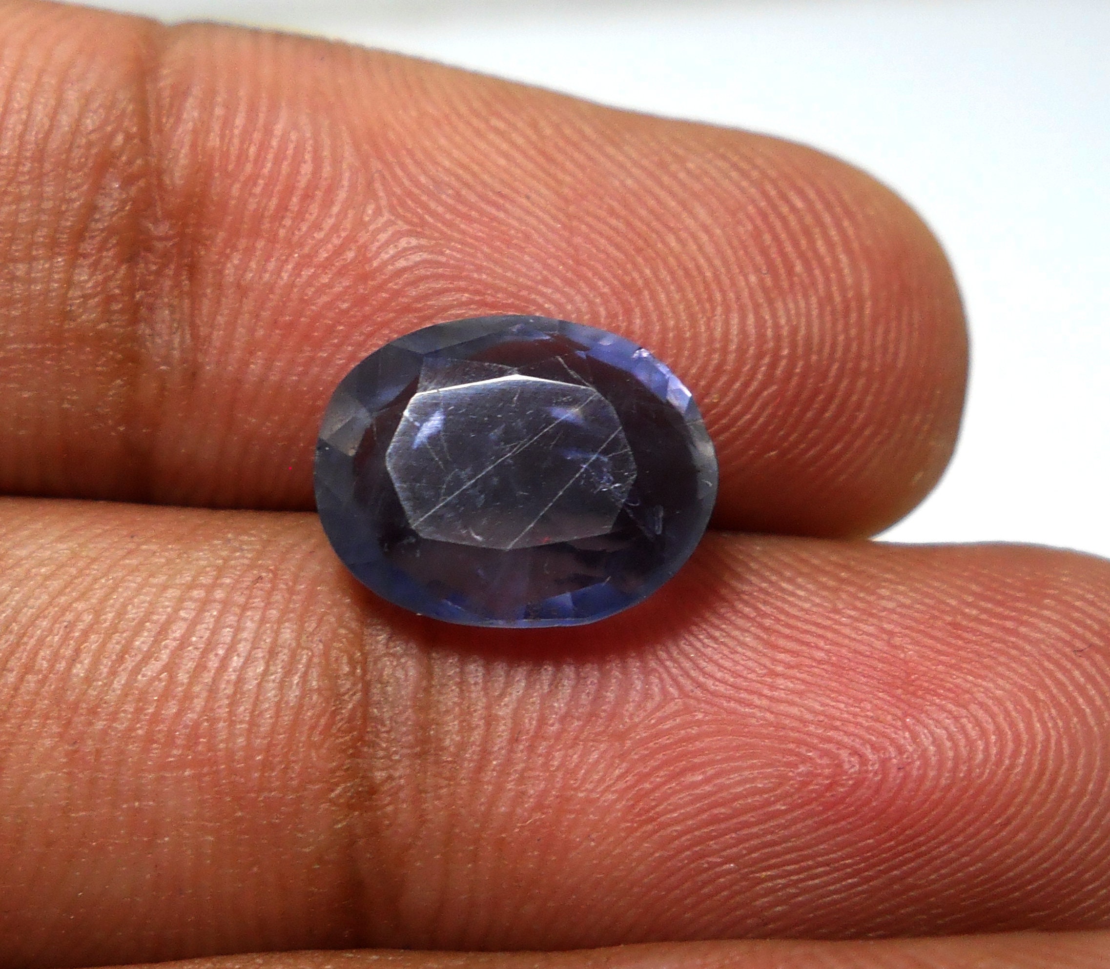 100%natural Iolite Gemstone Faceted Stone Iolite Gems Faceted - Etsy UK