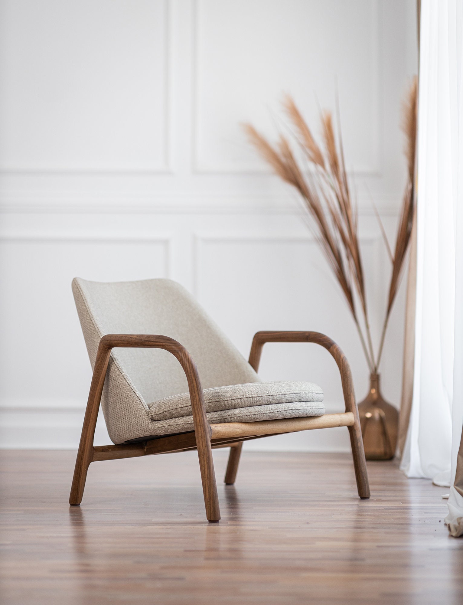Mosso Armchair Walnut - Etsy