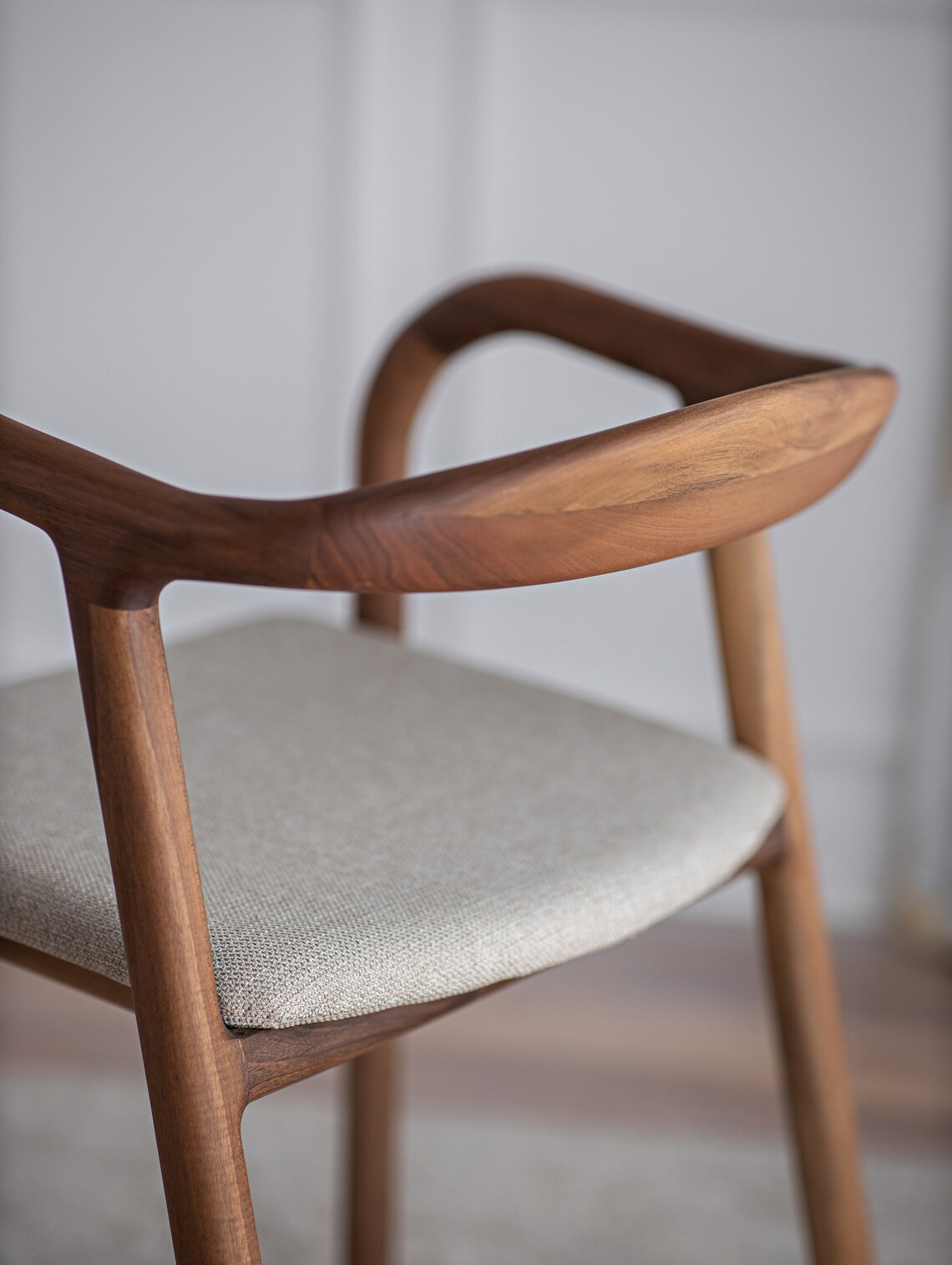 Mosso Chair Walnut - Etsy UK