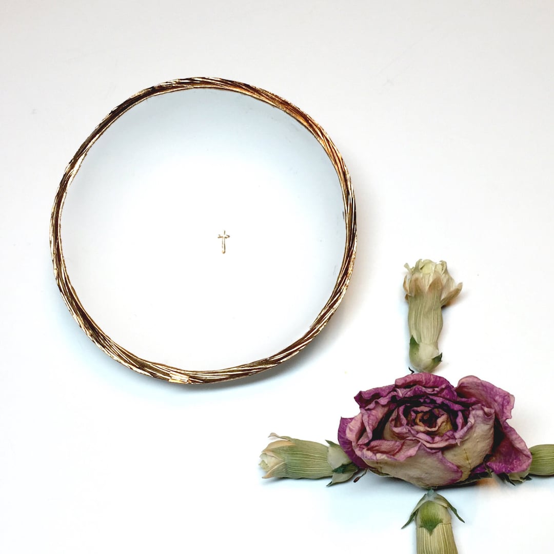 Minimalist Cross Jewelry Dish / Cross Jewelry Dish / Personalized ...