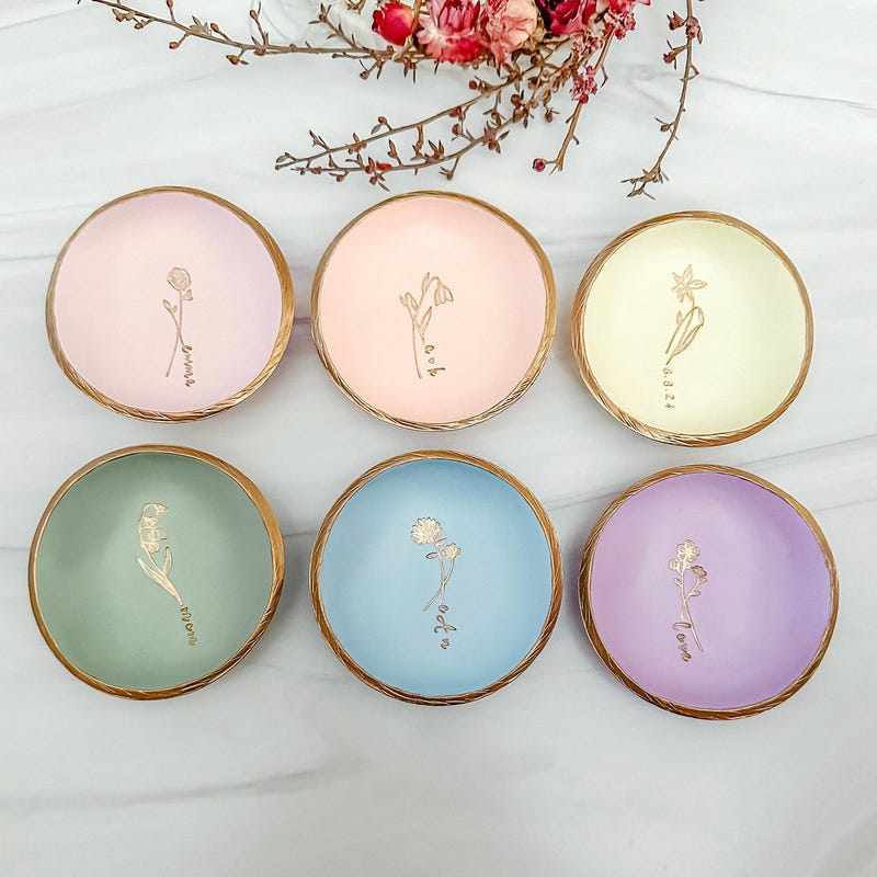 Jewelry Dish Botanical - Etsy