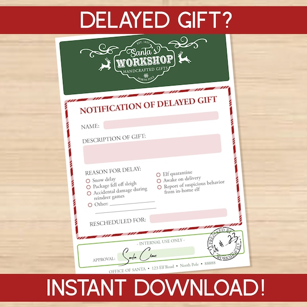 Late Christmas Card - Etsy