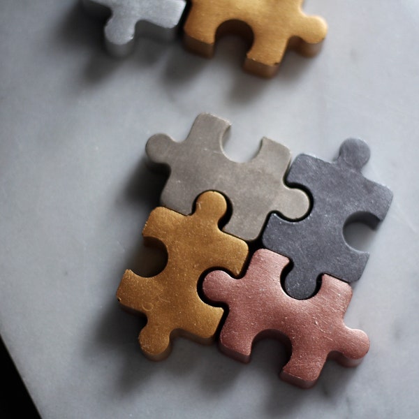 Puzzle Coasters - Etsy