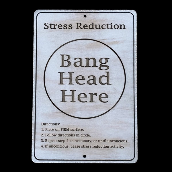 Bang Head Here - Etsy