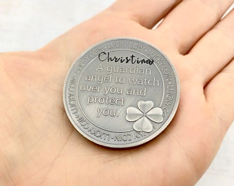 Guardian Angel Coin - Etsy