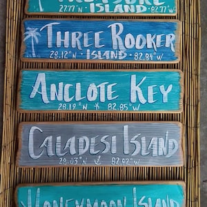 Distressed Custom Beach Sign Made to Order, Beach Décor, Personalized ...