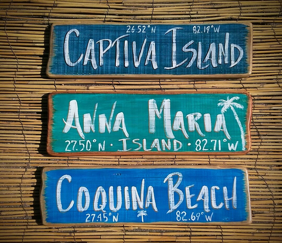 Distressed Custom Beach Sign Made to Order, Beach Décor, Personalized ...