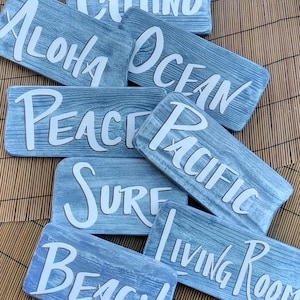 Distressed Custom Beach Sign Made to Order, Beach Décor, Personalized ...