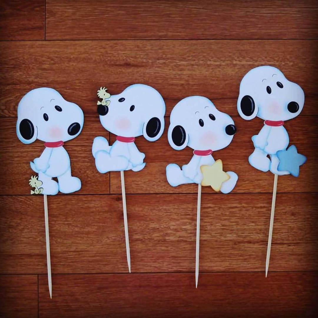 Peanuts Baby Snoopy Baby Shower Snoopy on a Stick - Etsy