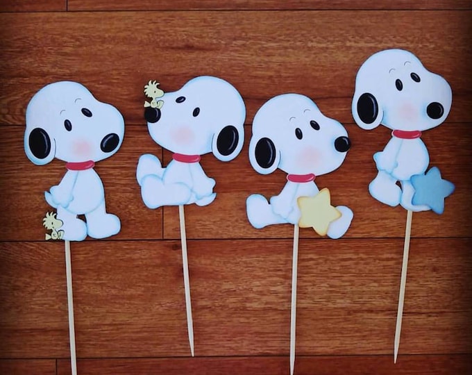 Peanuts Baby Snoopy Baby Shower Snoopy on a Stick - Etsy