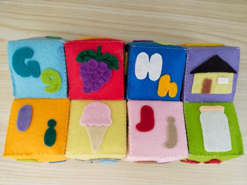 PDF Pattern and Tutorial Felt Alphabet Cube - Etsy