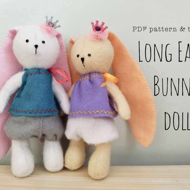 Bunny Doll Pattern - Etsy