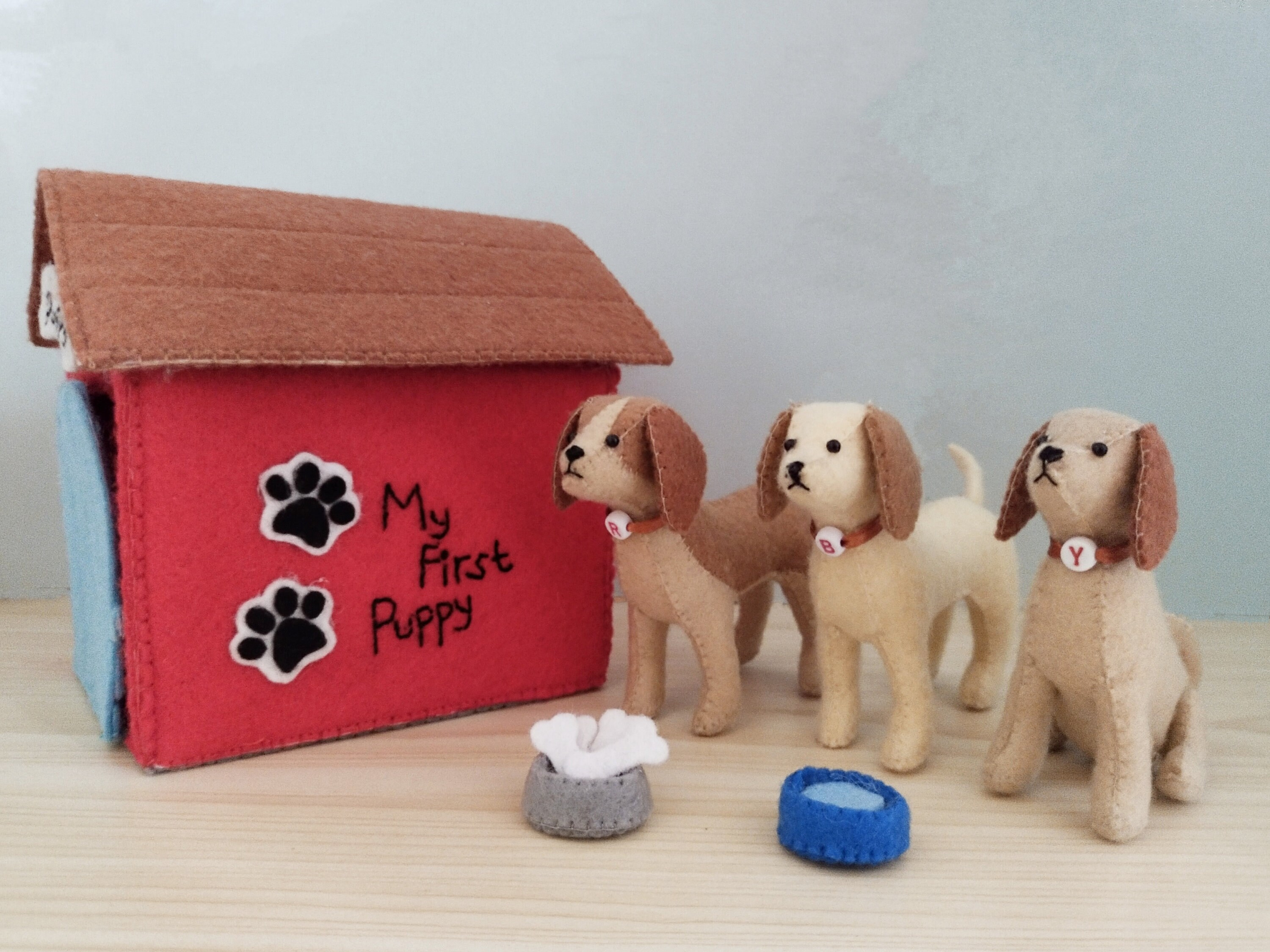 Puppies and Dog House PDF Pattern and Tutotial - Etsy