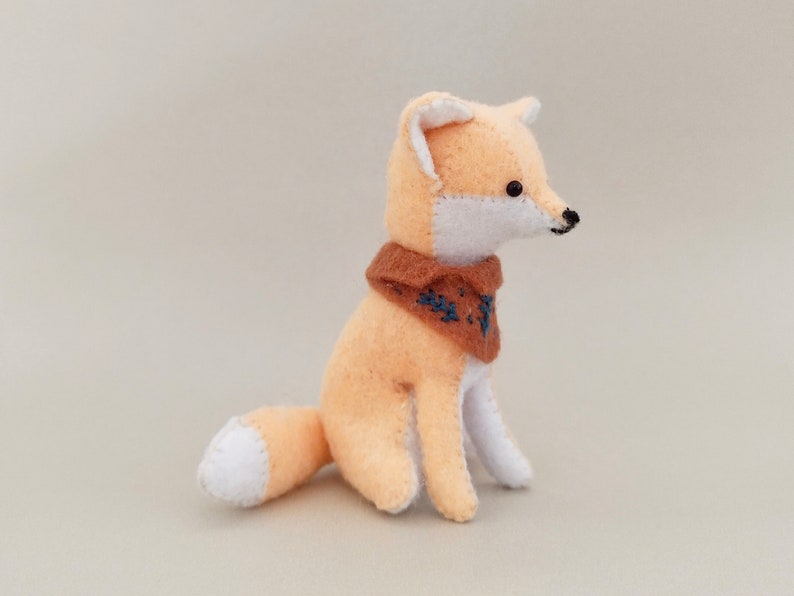 Felt Fox Sewing Pattern: PDF Tutorial - Etsy Canada