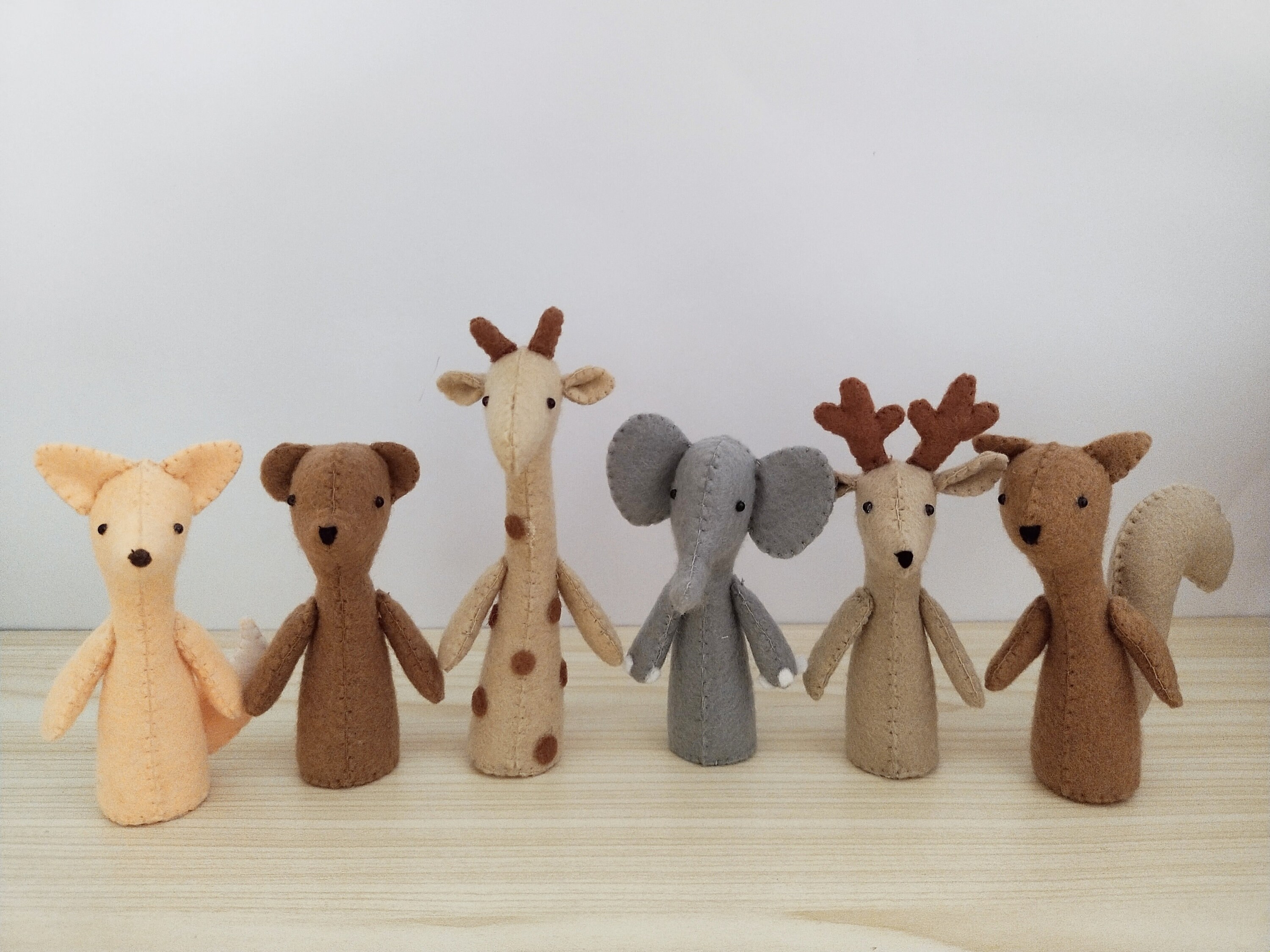 Woodland Animals Felt PDF Pattern and Tutorial - Etsy