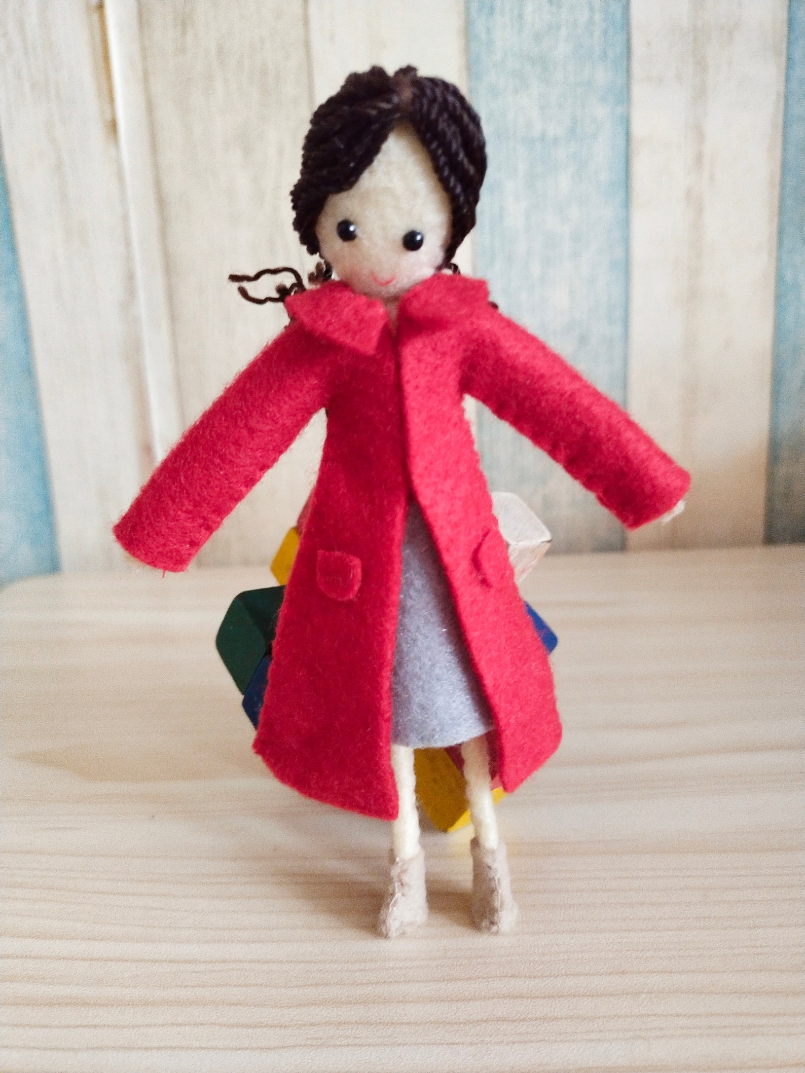 Felt Doll PDF Pattern and Tutorial Felt Wire Doll With - Etsy