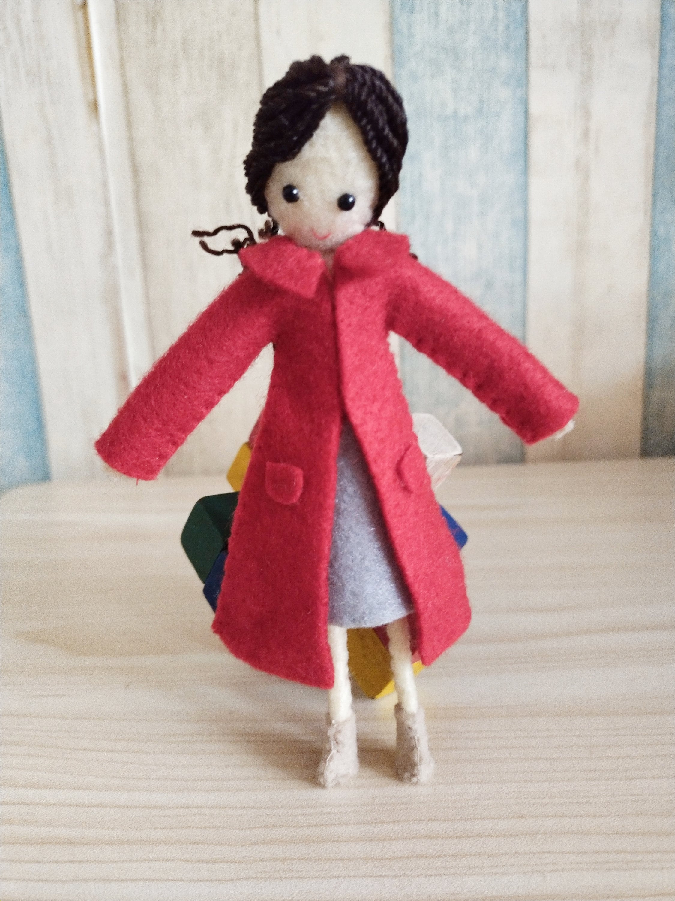 Felt Doll PDF Pattern and Tutorial Felt Wire Doll With - Etsy