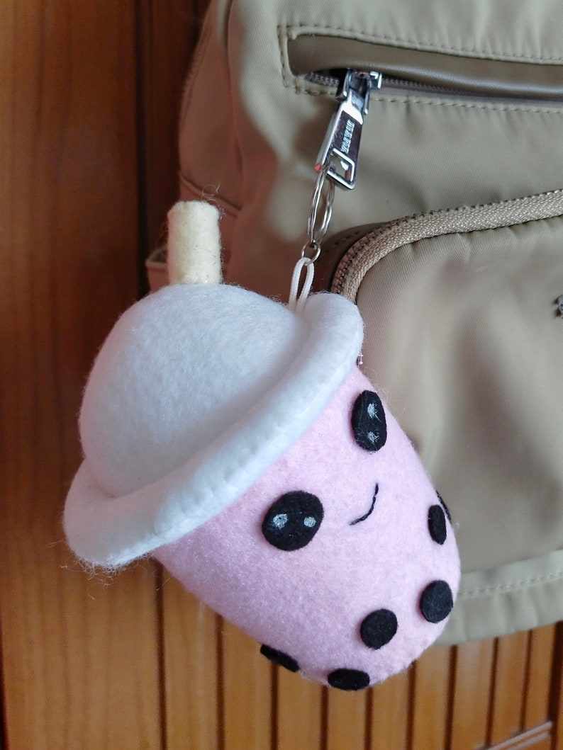 Felt Doll, PDF Pattern and Tutorial Felt Boba Milk Tea, Boba Bubble ...