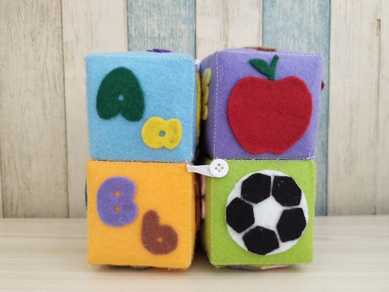 PDF Pattern and Tutorial Felt Alphabet Cube - Etsy