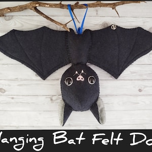 Bat Felt Doll PDF Pattern and Tutorial - Etsy