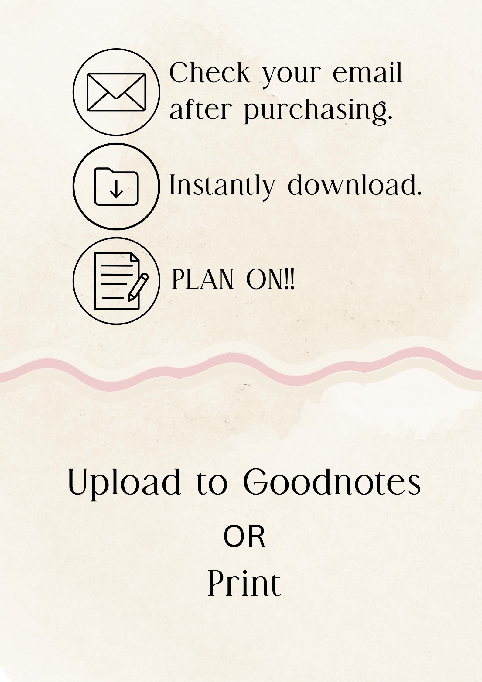 Floral Teacher Planner, Teacher Planner, Printable Planner, Academic ...