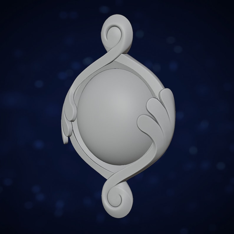 Fontaine Ousia Vision 3D Model From Genshin Impact Printable STL Files ...