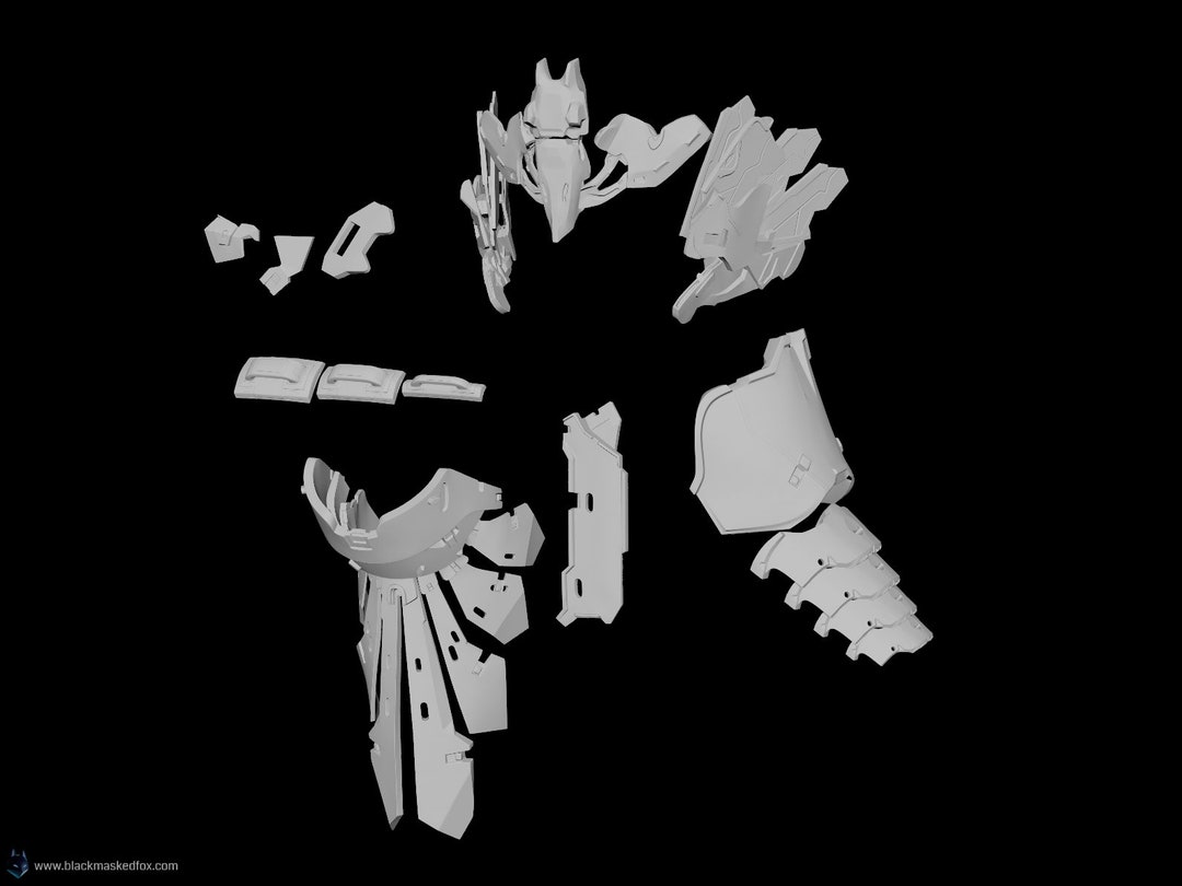 Complete Carja Blazon Master Armor 3D Model Set - STL Download Files ...