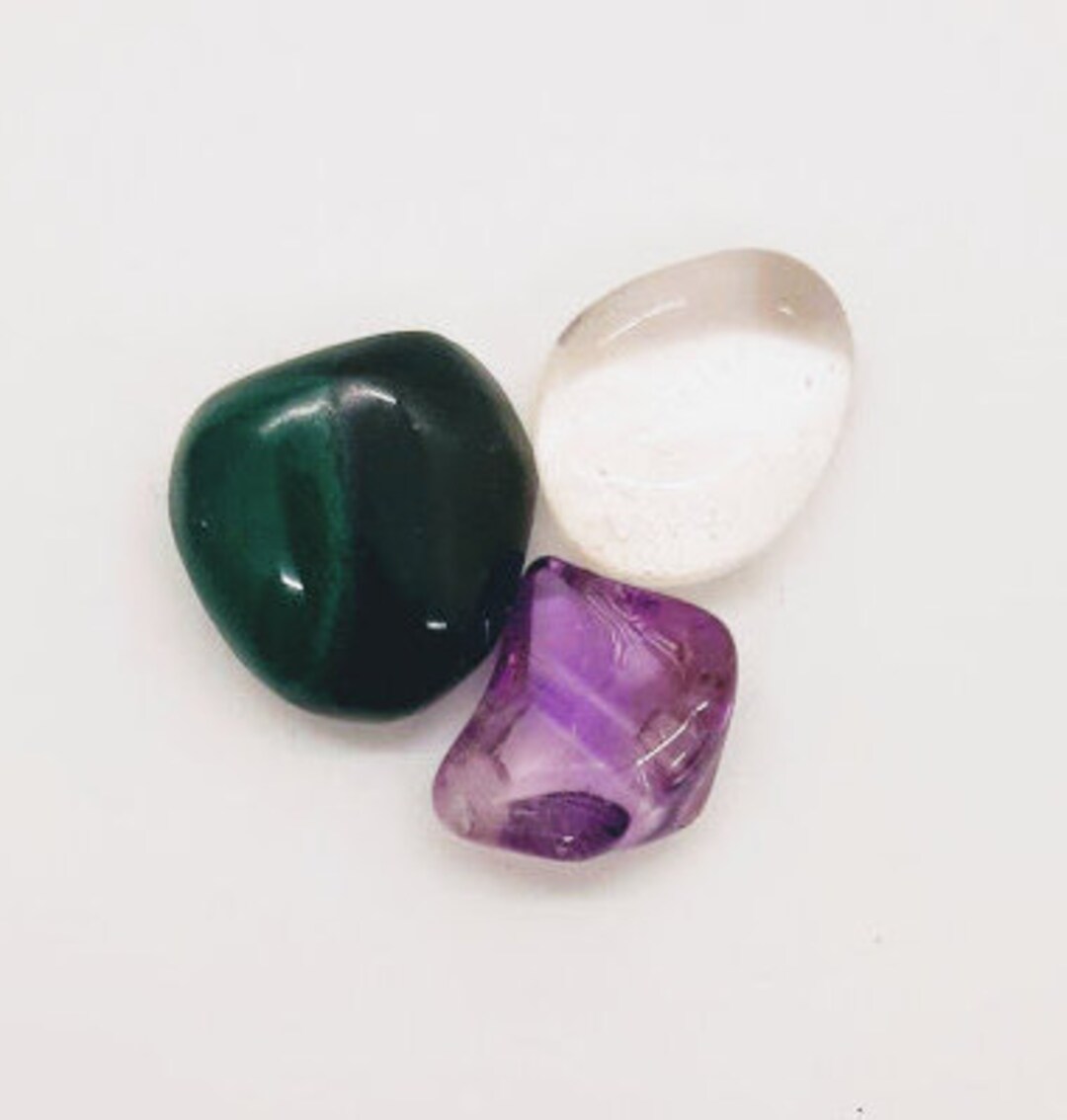 SPIRITUAL RENEWAL ~ Mini Crystal Collection/ Gem Starter Set~malachite ...