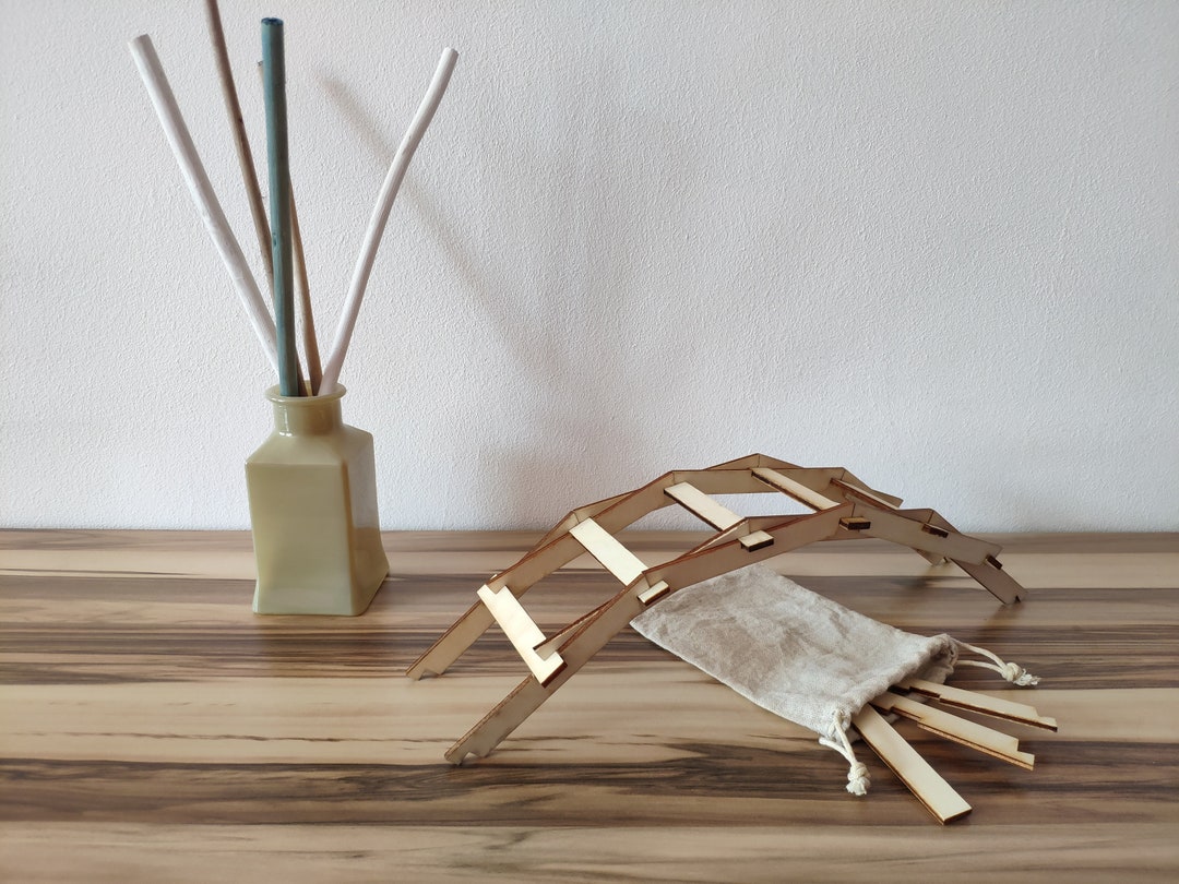 Self Supporting Bridge Inspired by Leonardo Da Vinci Easy Version - Etsy