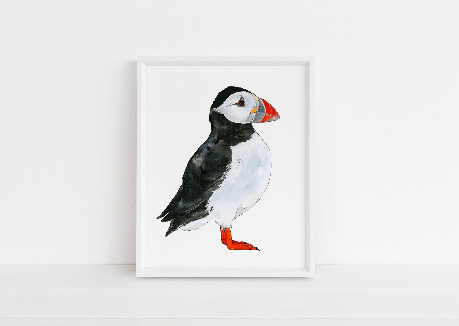 Puffin Art Print, Home Decor, Wildlife, Alaska, Rustic, Arctic Bird - Etsy