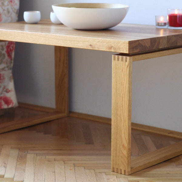White Oak Coffee Table - Etsy
