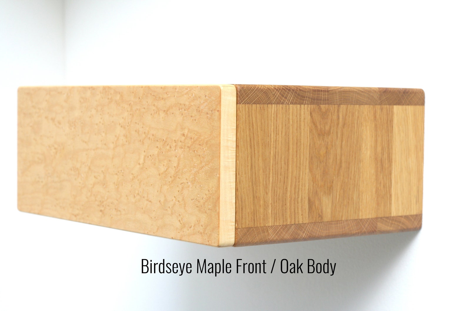 Modern Oak Floating Nightstand / White Oak / Dark Oak | Etsy