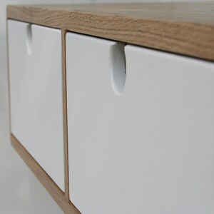 Dressing Table With Drawers / White Oak / Dark Oak | Etsy